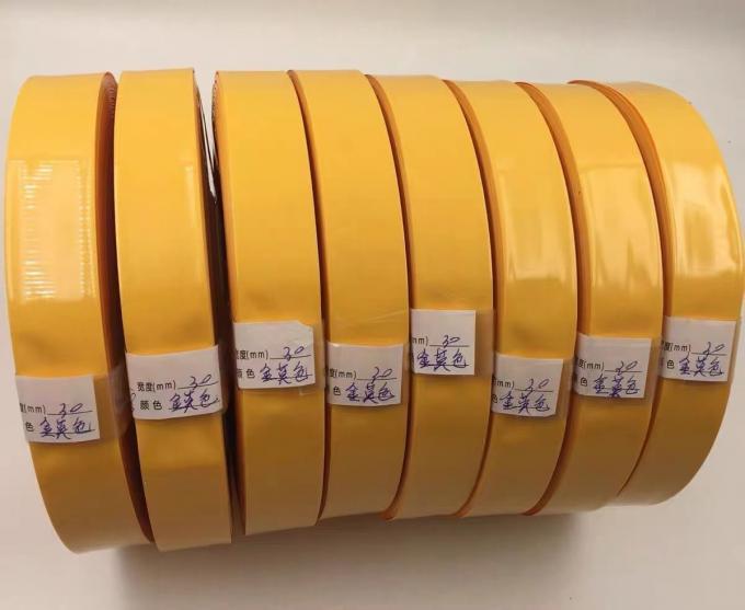 Yellow 400mm Battery Shrink Wrap 18650 0.12mm PVC Insulation Protection